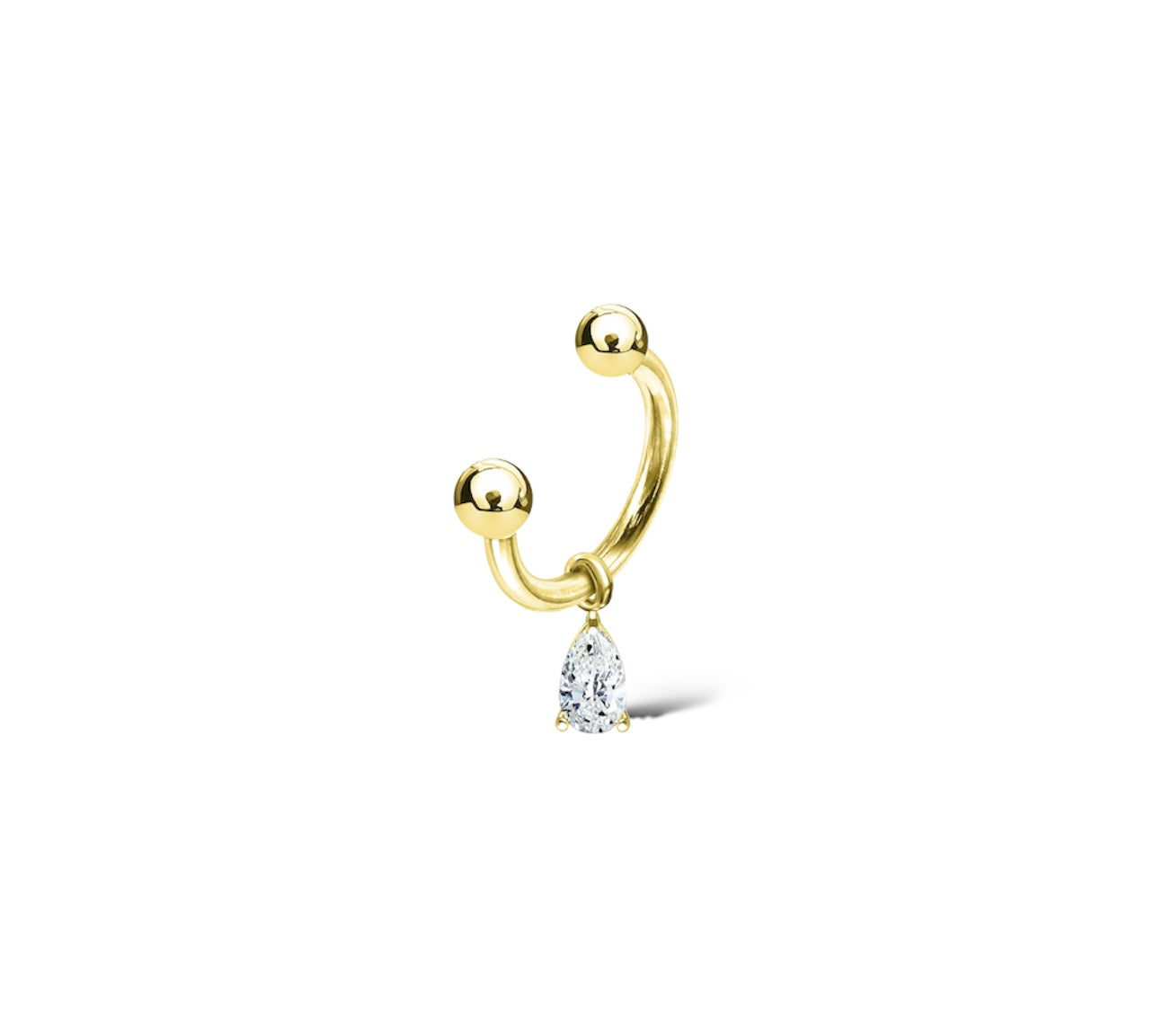 Open Circle Diamond Piercing – Mein Ohrschmuck